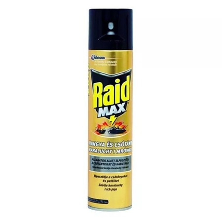 Spray impotriva insectelor, RAID, Max, Furnici/Gandaci, 400ml - eMAG.ro