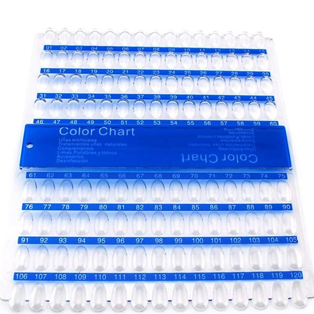 Paletar expunere culori, Display culori, 120 culori, Clear - eMAG.ro