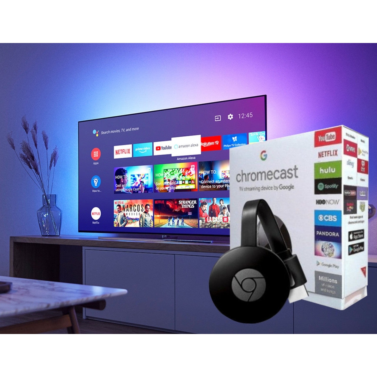 Adaptor Transmitator HDMI wireless full HD - Chromecast - dispozitiv de ...