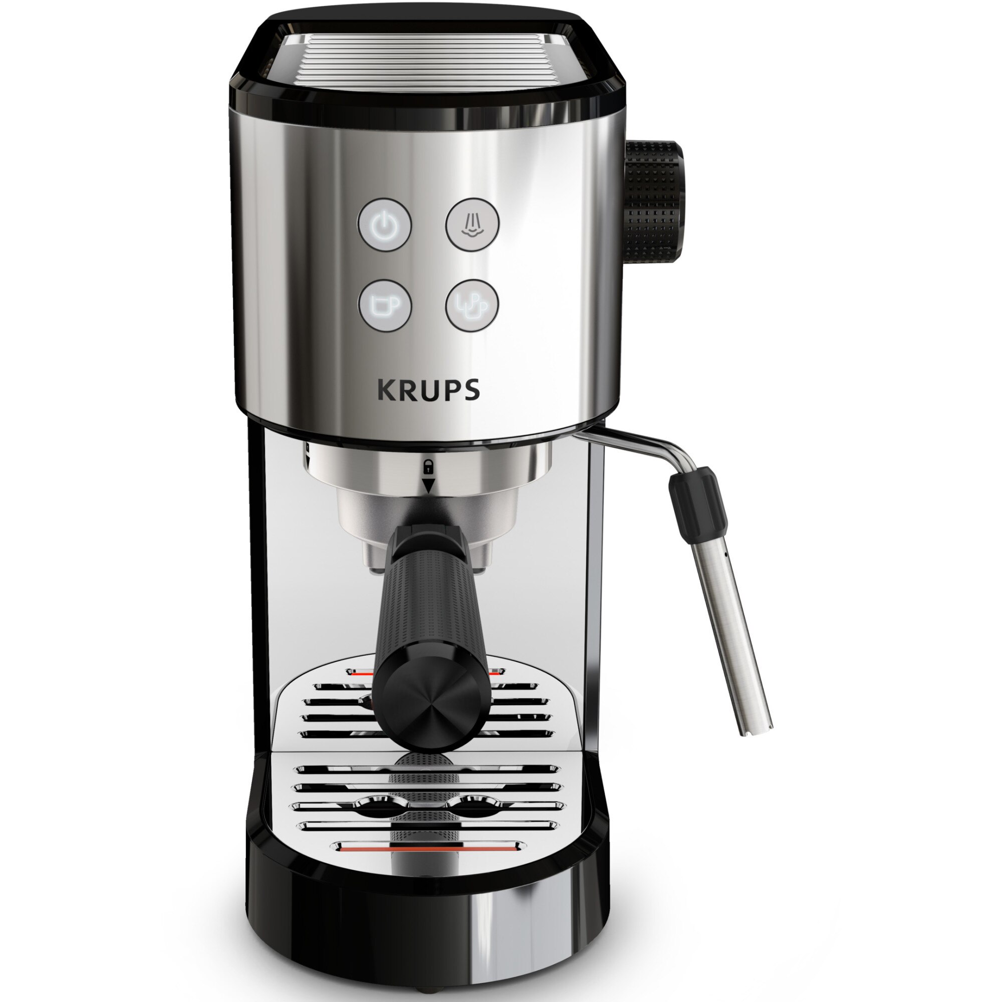 Espressor manual Krups Virtuoso Essential XP441810, presiune 15 bari ...