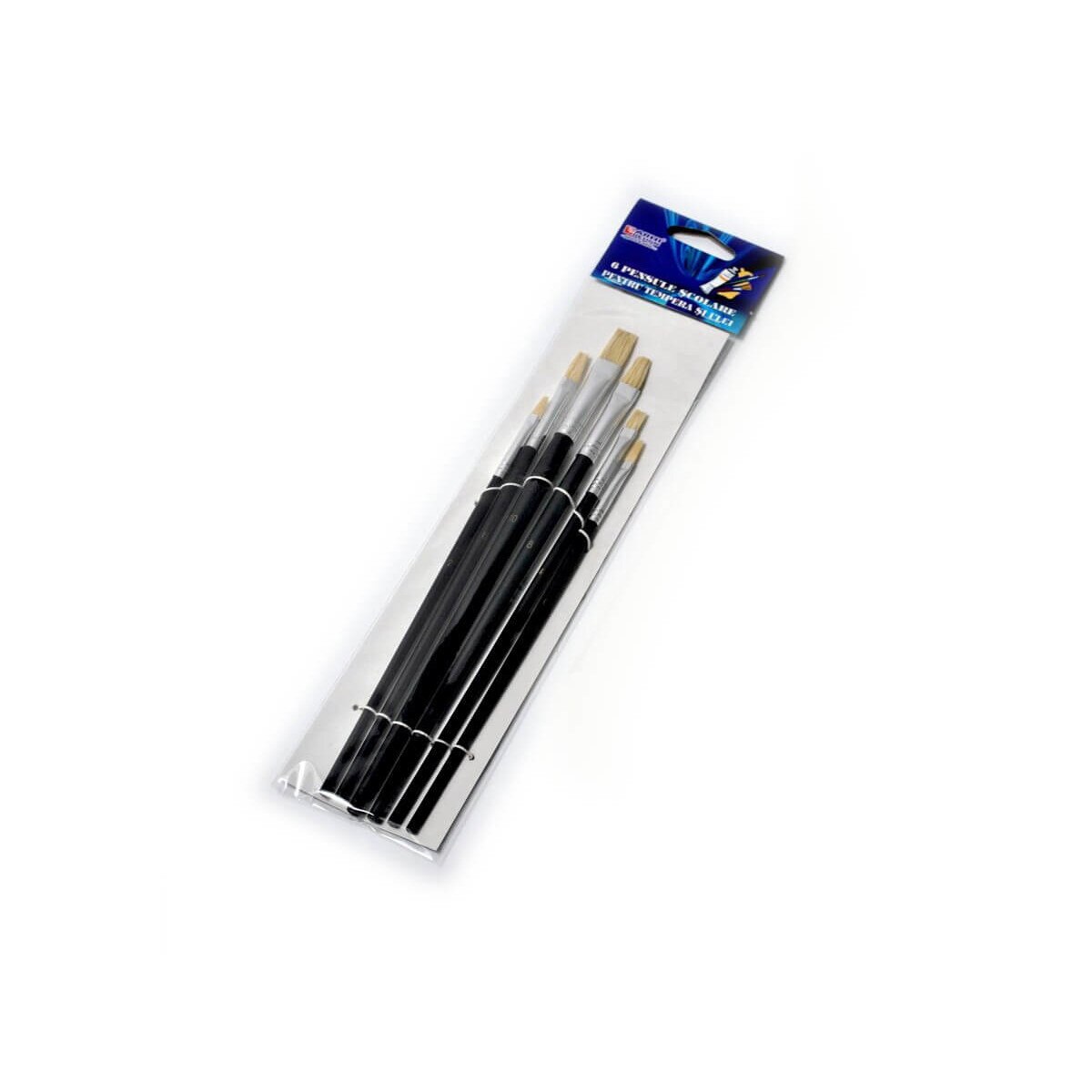Set pensule scolare, 6 buc/blister - eMAG.ro