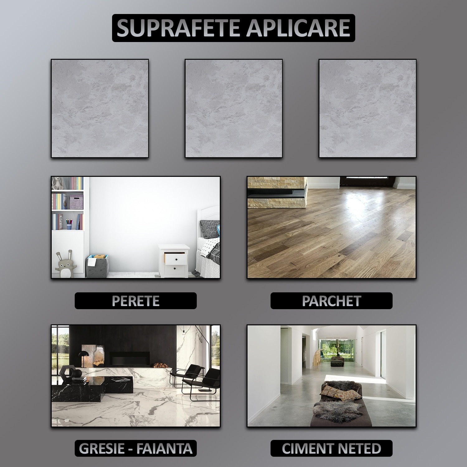 Set 54 x placi din PVC autoadezive pentru podea/perete NEXTLY ...