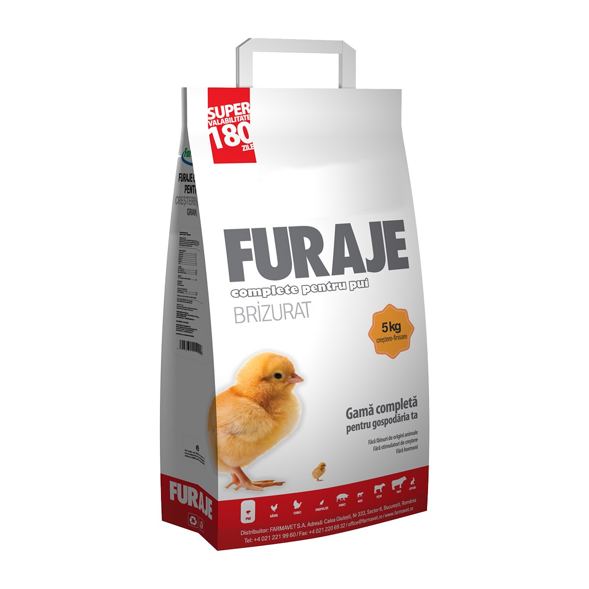 Furaje Complete Pentru Pui Start-Crestere, Farmavet, 5 kg - eMAG.ro