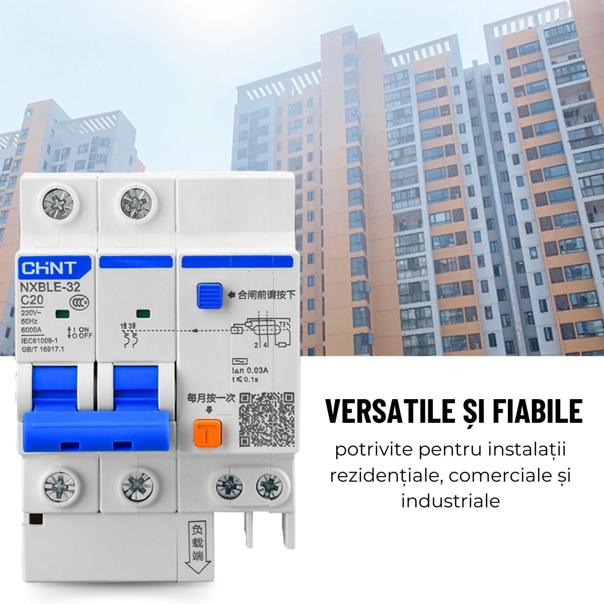 Siguranta electrica automata NXBLE-32, 2P, 20A, 6000A, Curba declansare C - eMAG.ro