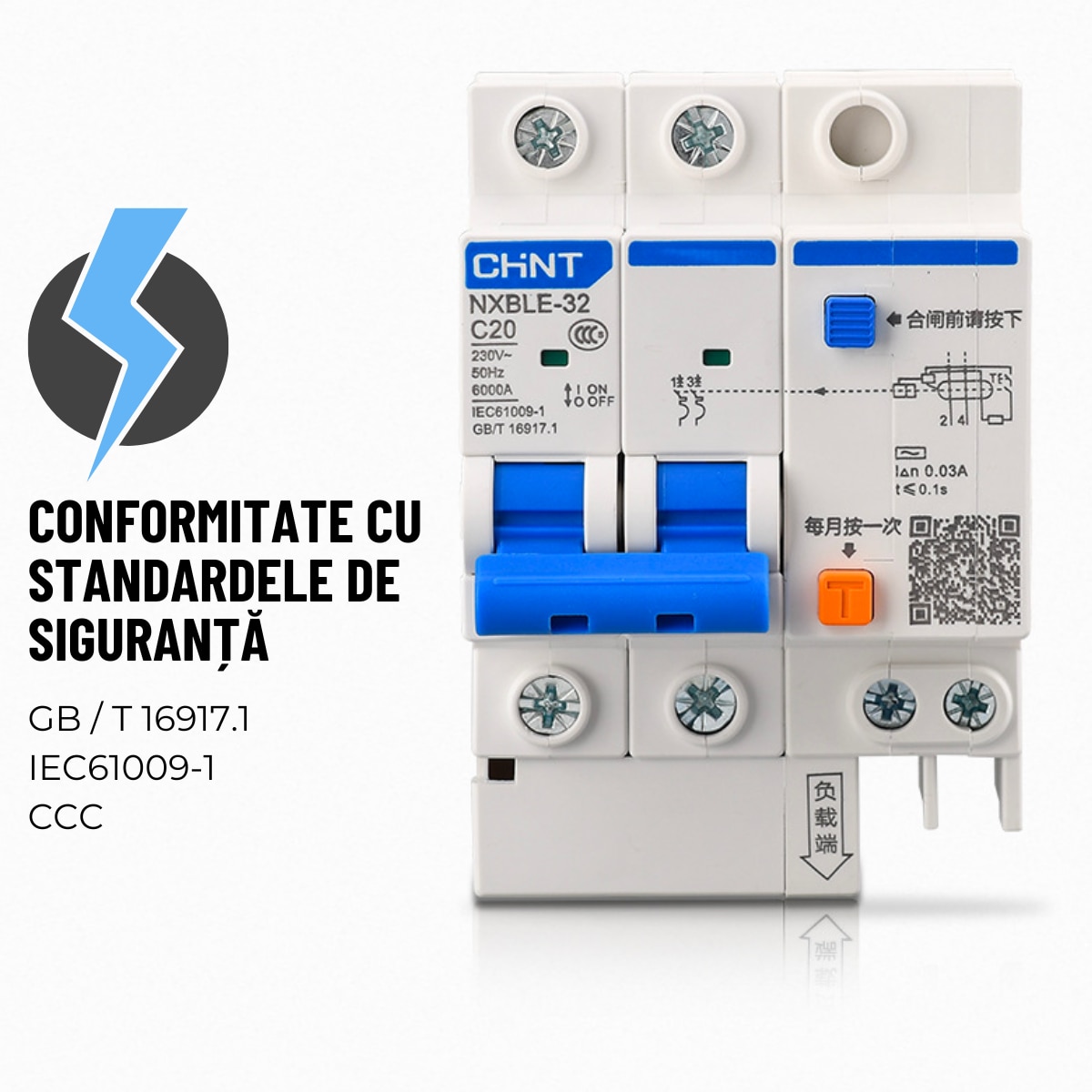 Siguranta electrica automata NXBLE-32, 2P, 20A, 6000A, Curba declansare C - eMAG.ro