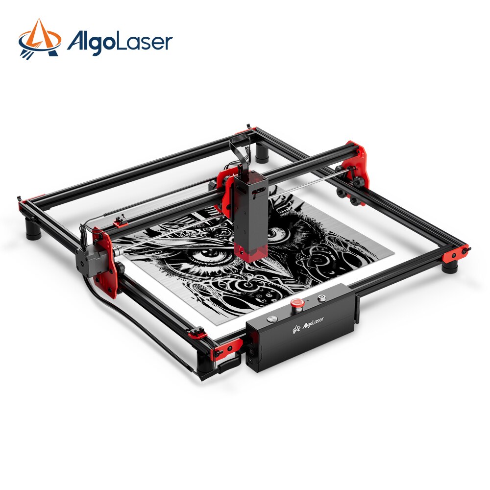 Kit DIY masina CNC de gravat si taiat cu laser ALGOLASER, putere 72W ...