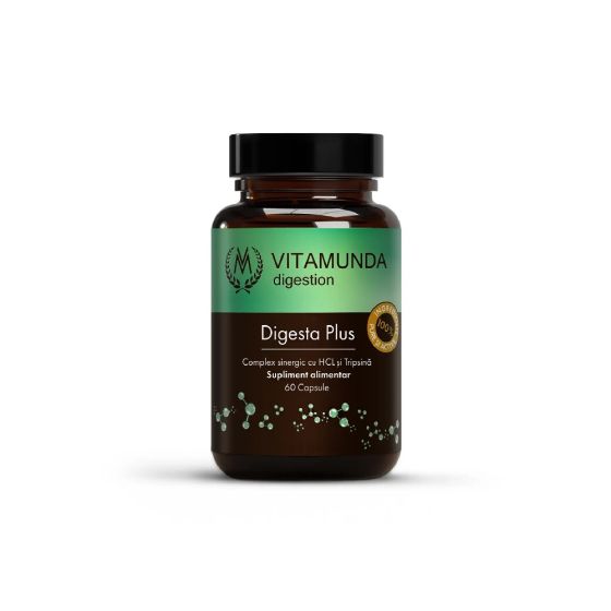 Vitamunda Digesta Plus 60 capsule Hypernatura - eMAG.ro