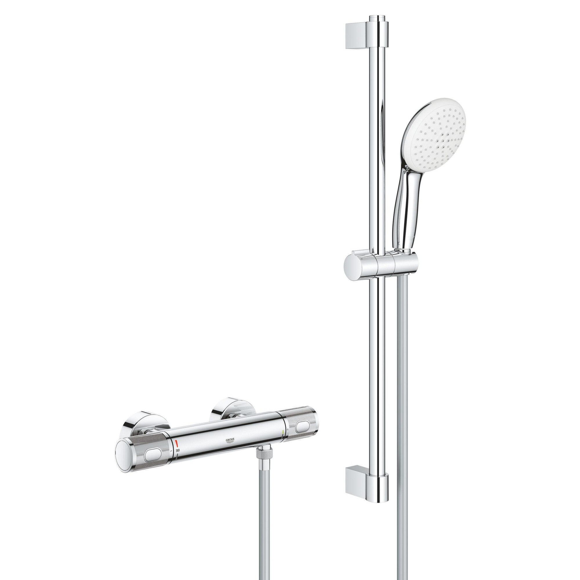 Grohe Grohtherm 1000 Performance душ смесител, външен вид, термостат ...