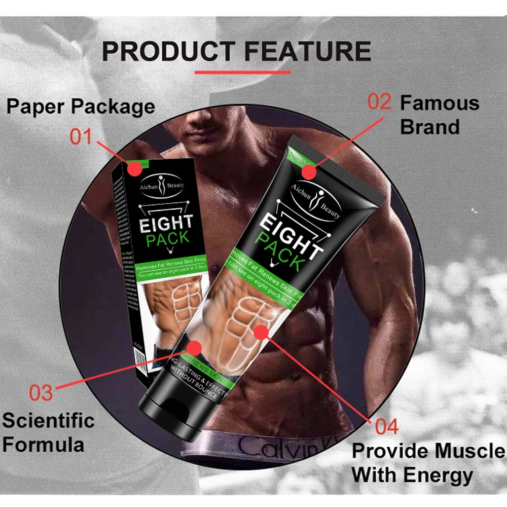 Crema musculara abdominala pentru barbati, lifting si modelare ...