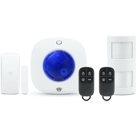 Sistem de alarma wireless Chuango CG-105S, 8 m detectie, 90 dB - eMAG.ro