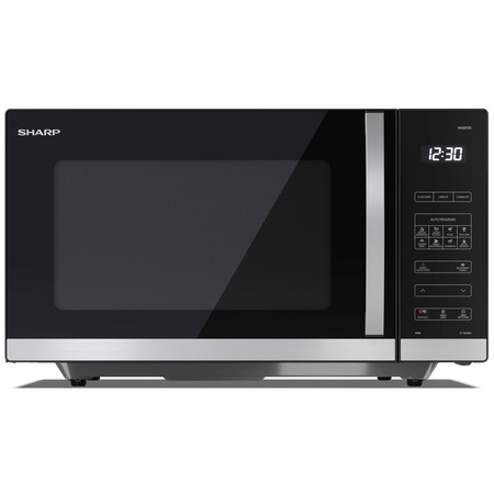 Cuptor cu microunde YC-QS302AE-B, Sharp, 900W, 354 x 228 x 358 mm, Negru/Gri - eMAG.ro