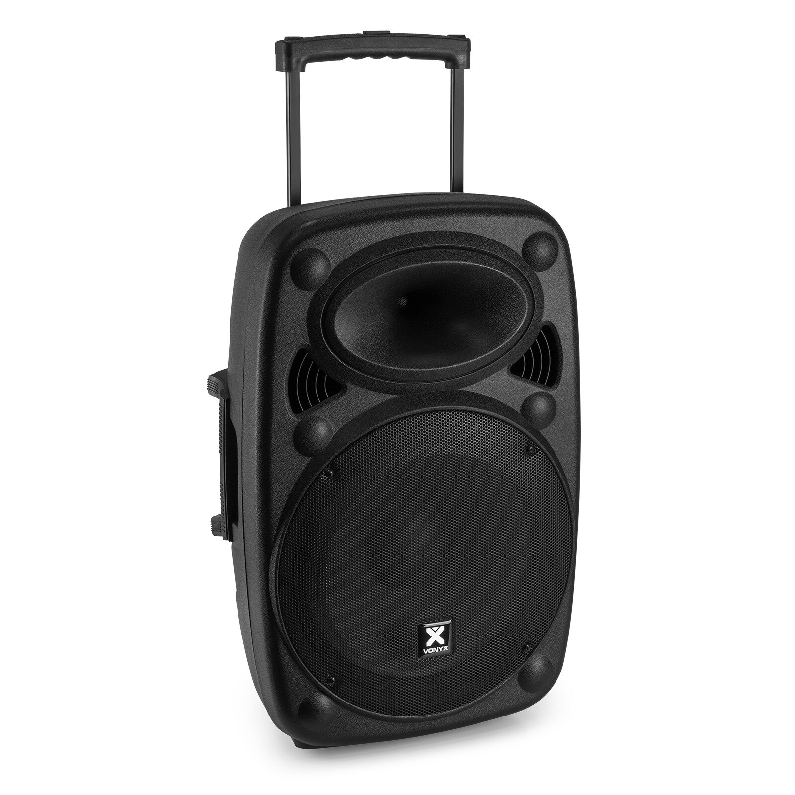 Boxa portabila cu 2 microfoane UHF, negru, 15”, 500W RMS, Vonyx VERVE46 ...