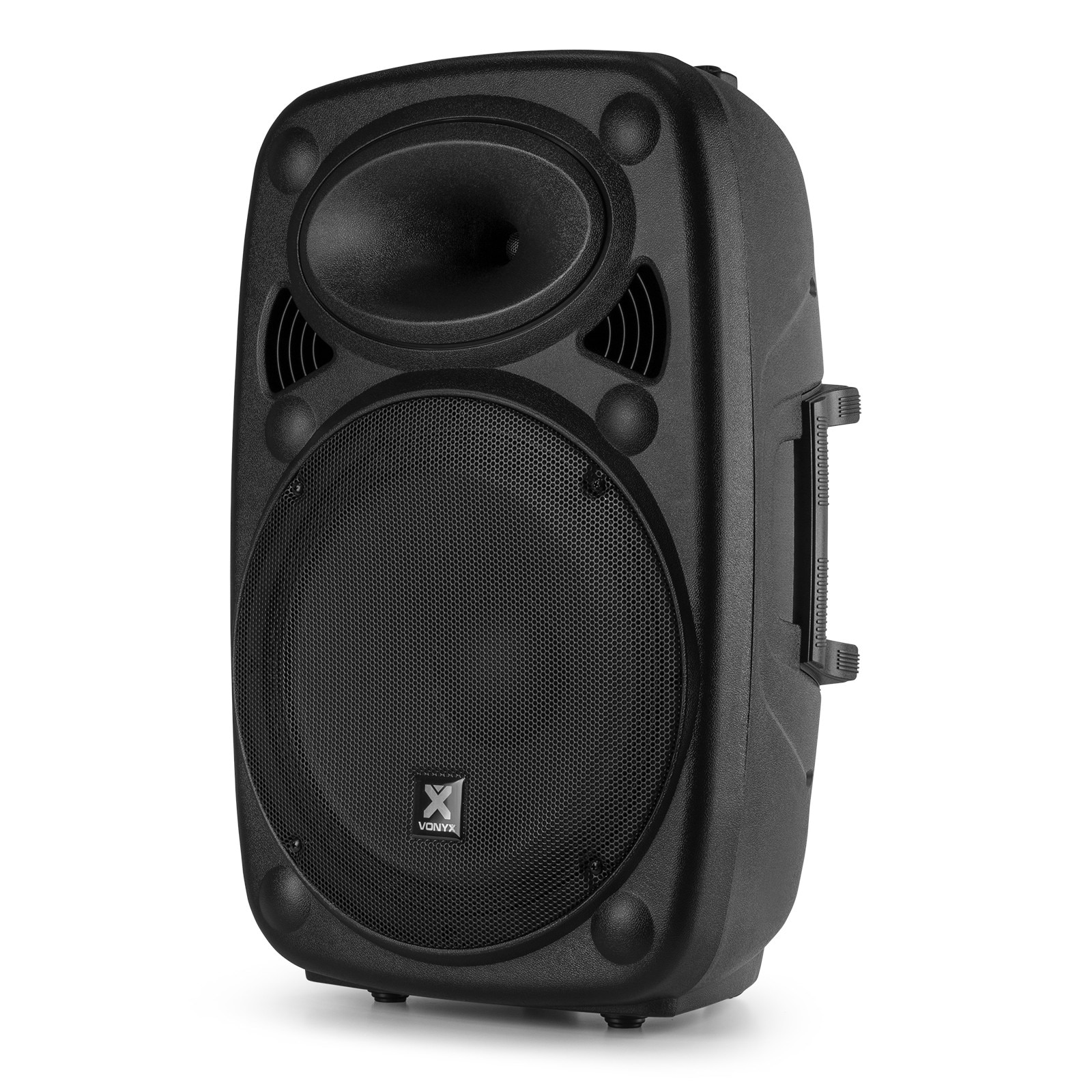 Boxa portabila cu 2 microfoane UHF, negru, 15”, 500W RMS, Vonyx VERVE46 ...