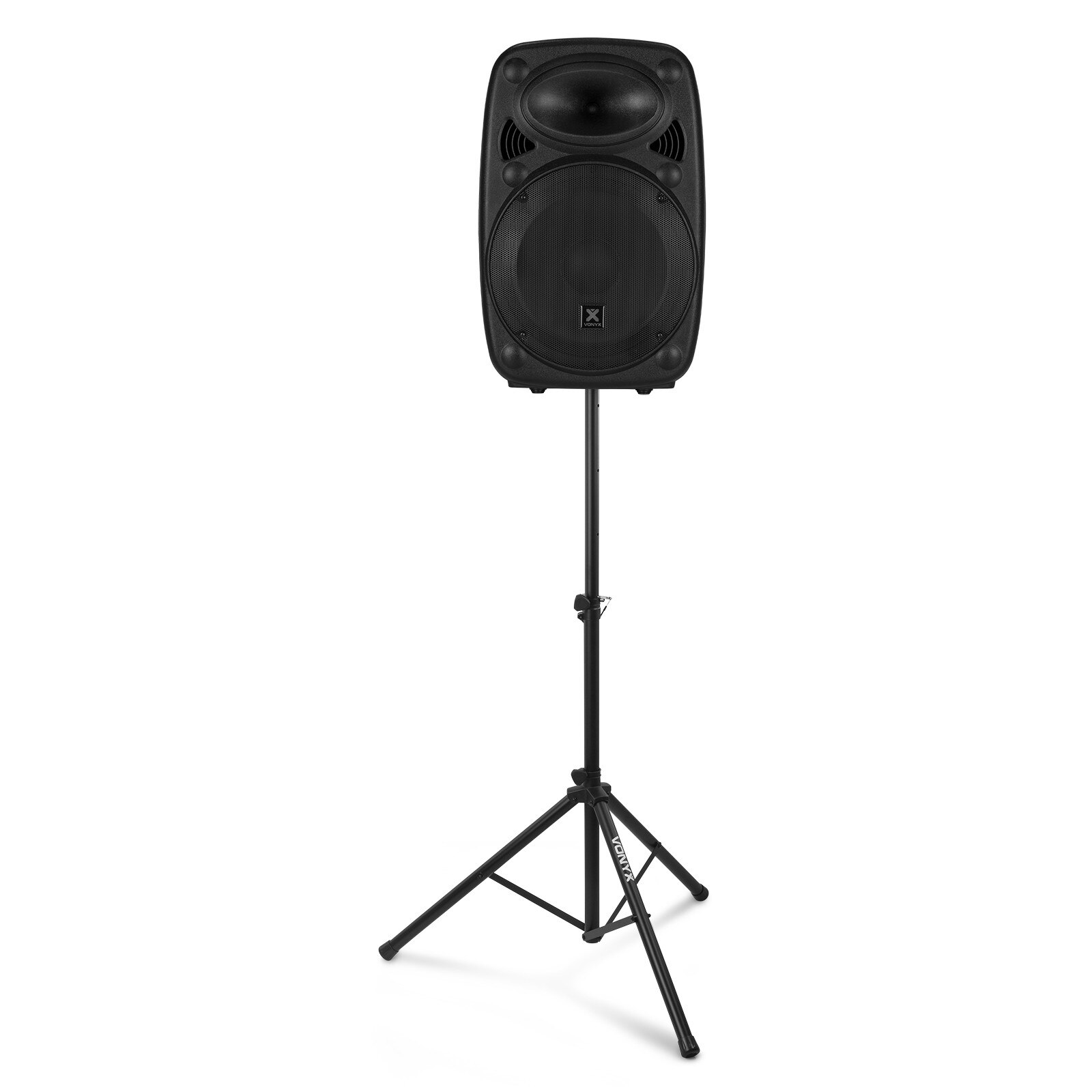 Boxa portabila cu 2 microfoane UHF, negru, 15”, 500W RMS, Vonyx VERVE46 ...