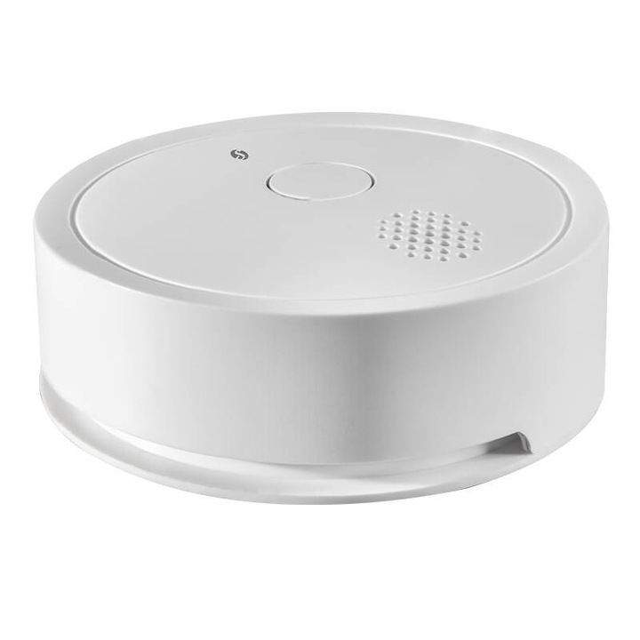 Detector de fum, Shelly, Wireless, LED, Alb - eMAG.ro