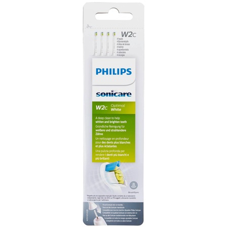Capete de periuta Philips HX 6074/27 Optimal White Mini, alb, set 4 buc ...
