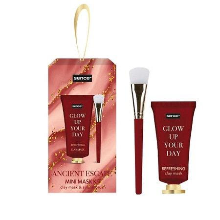 Set Masca de fata relaxanta Sence Glow Up Your Day 50 ml, si aplicator ...