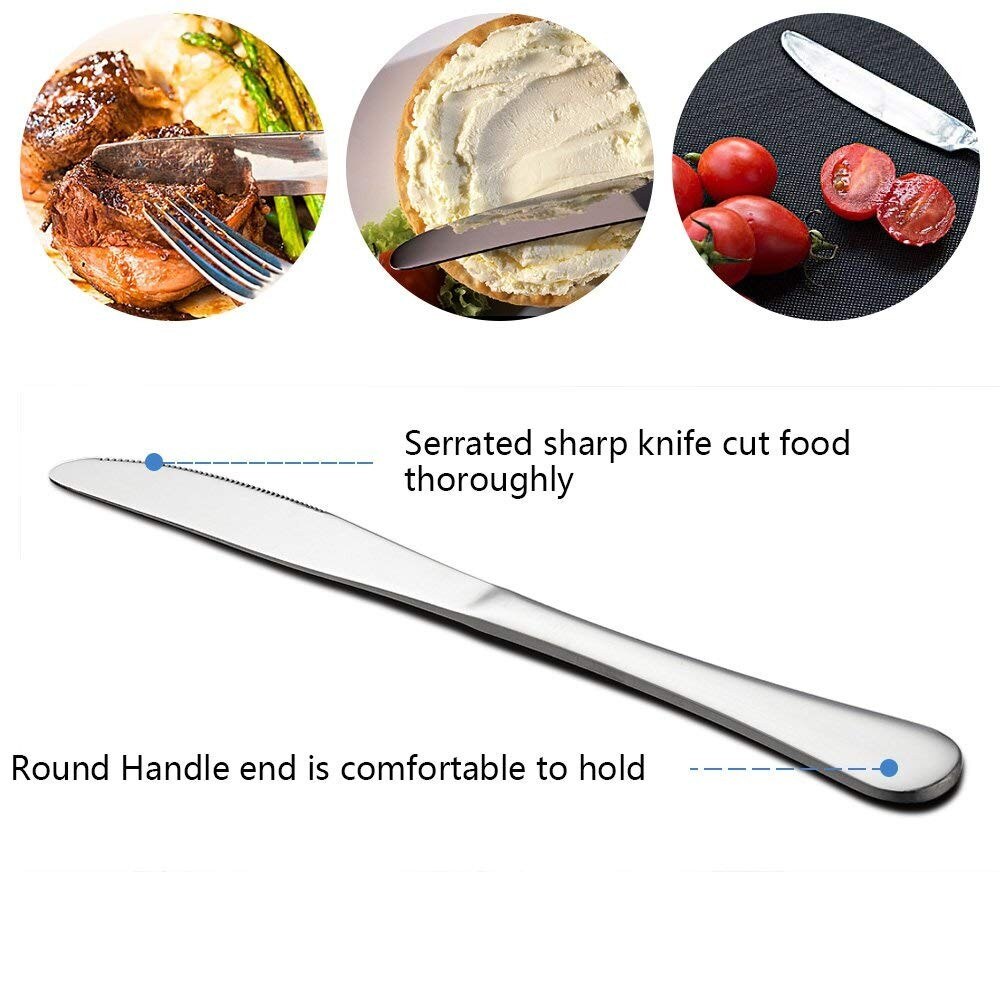 Set 6 cutite inox lucios GR185 - eMAG.ro