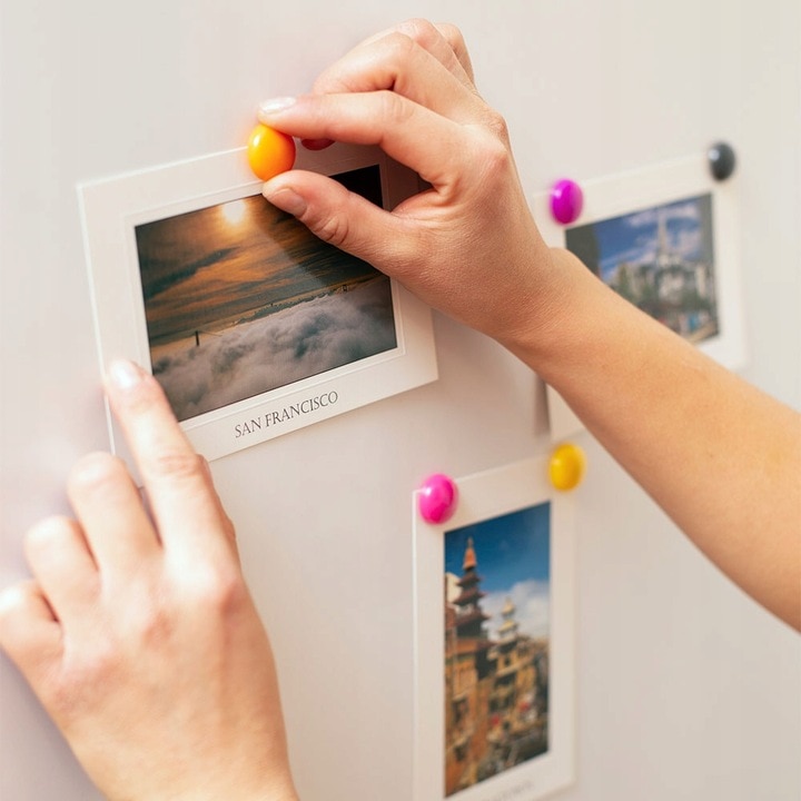 Magneti pentru tabla magnetica flipchart, 10 bucati, 20mm, multicolor ...