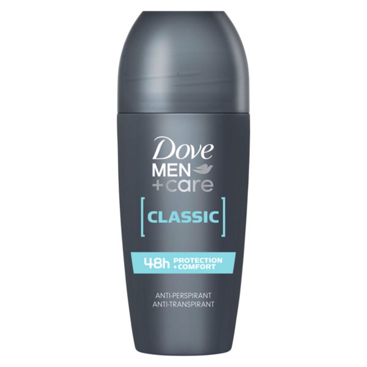 Deodorant antiperspirant Dove Deo Roll On Men Classic, 50ML - eMAG.ro