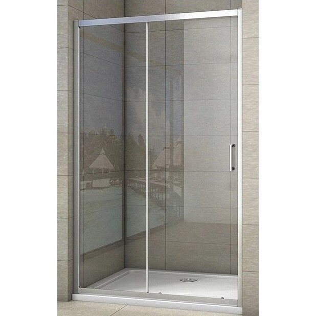 Usa de dus, Durasan, Prestige PDK, sticla transparenta 6mm, profil crom ...