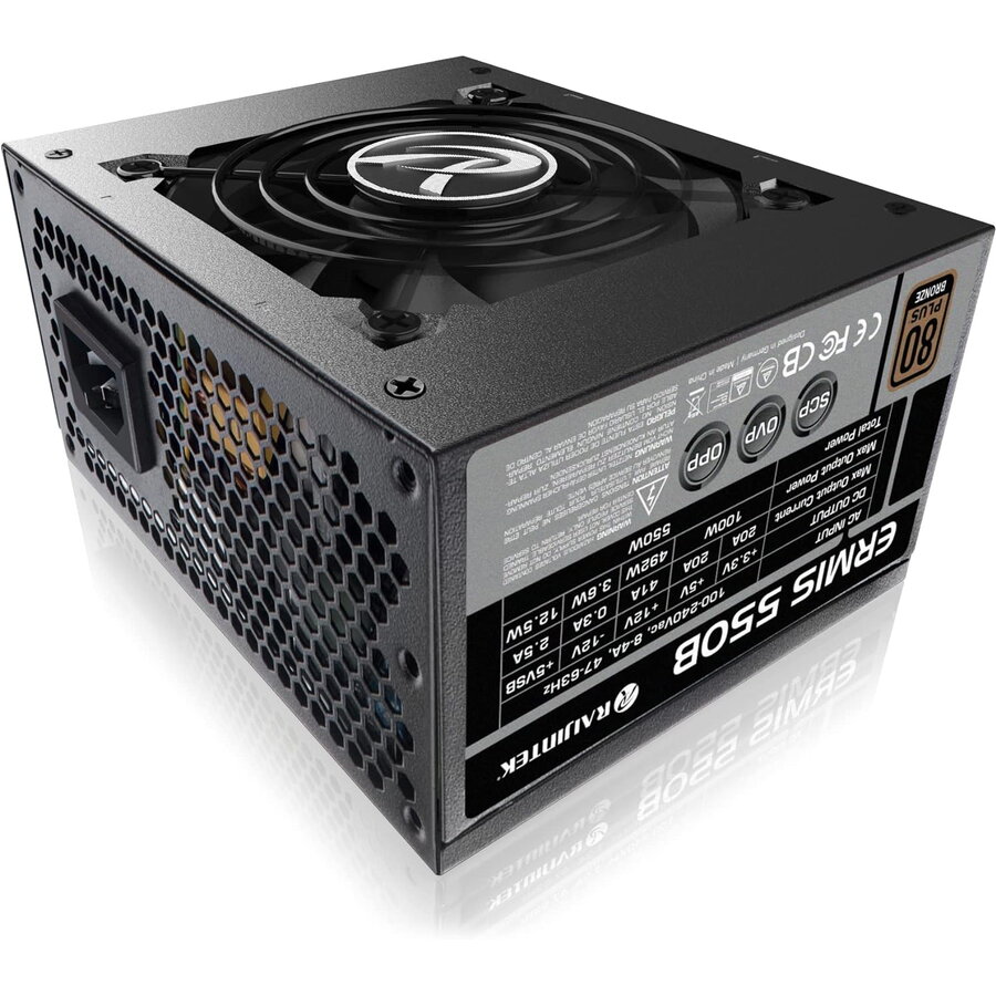 Sursa Raijintek ERMIS 550B, SFX, 80 PLUS Bronze, 550W - eMAG.ro