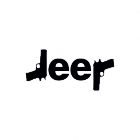 Sticker Auto Jeep Gun - 15 CM - Negru - eMAG.ro