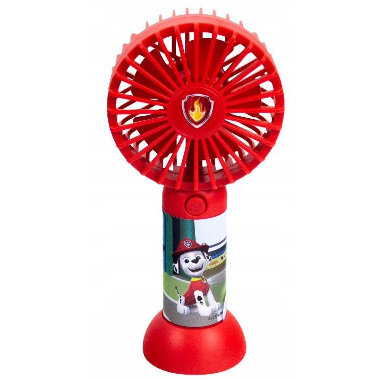 Ventilator de mana pentru copii, Paw Patrol, plastic, rosu - eMAG.ro