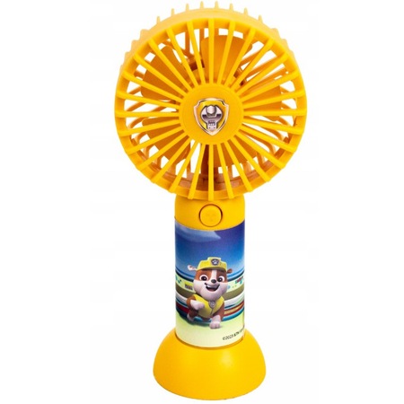 Ventilator de mana pentru copii, Paw Patrol, plastic, galben - eMAG.ro