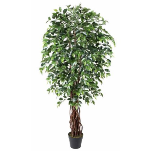 Pom artificial, copac Ficus cu aspect natural, 180 cm - eMAG.ro
