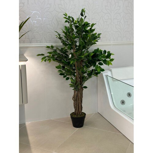 Pom artificial, copac Ficus cu aspect natural, 120 cm - eMAG.ro