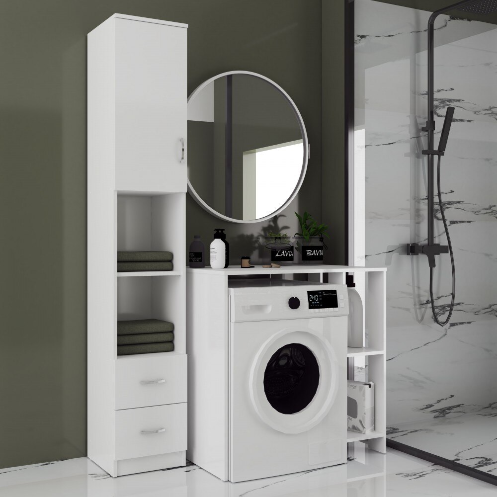 Dulap tip soldat 1U/2S, 35x35x199cm, Alb - eMAG.ro