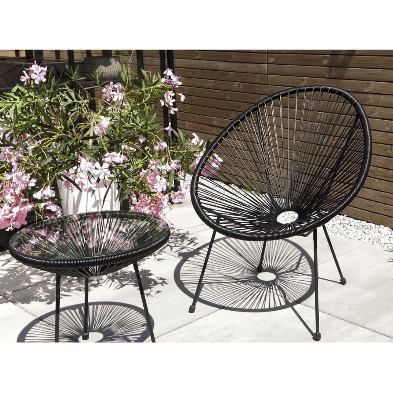 Set mobilier gradina, terasa, balcon, Acapulco, 2 scaune si o masa cu ...