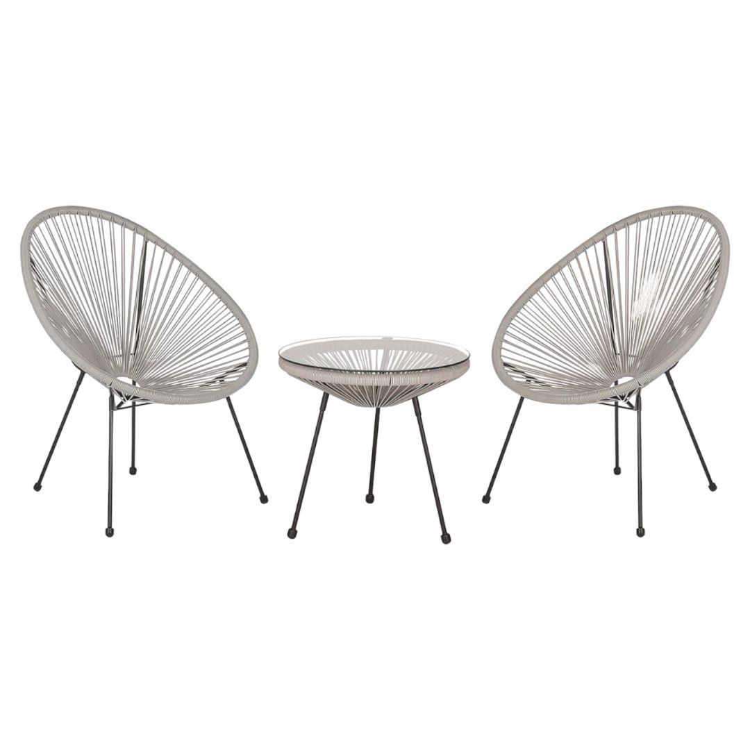 Set mobilier gradina, terasa, balcon, Acapulco, 2 scaune si o masa cu ...