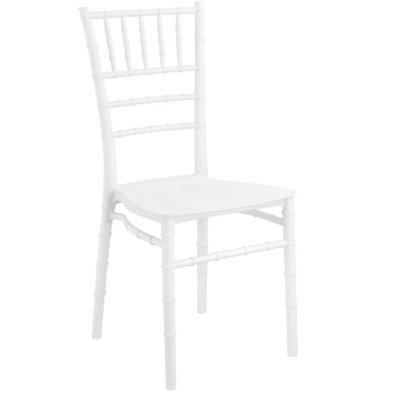 Set 6 Scaune Chiavari Premium ALB idealSTORE, Dimensiuni 87 x 43 x 47 ...