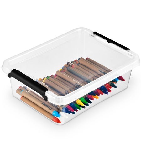 Recipient De Plastic Cu Capac Pentru Depozitare Polipropilena ...