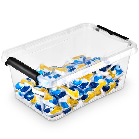 Recipient De Plastic Cu Capac Pentru Depozitare Polipropilena ...