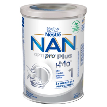 Lapte praf pentru nou-nascuti Nestle NAN Optipro Plus 1 HMO, 400g - eMAG.ro