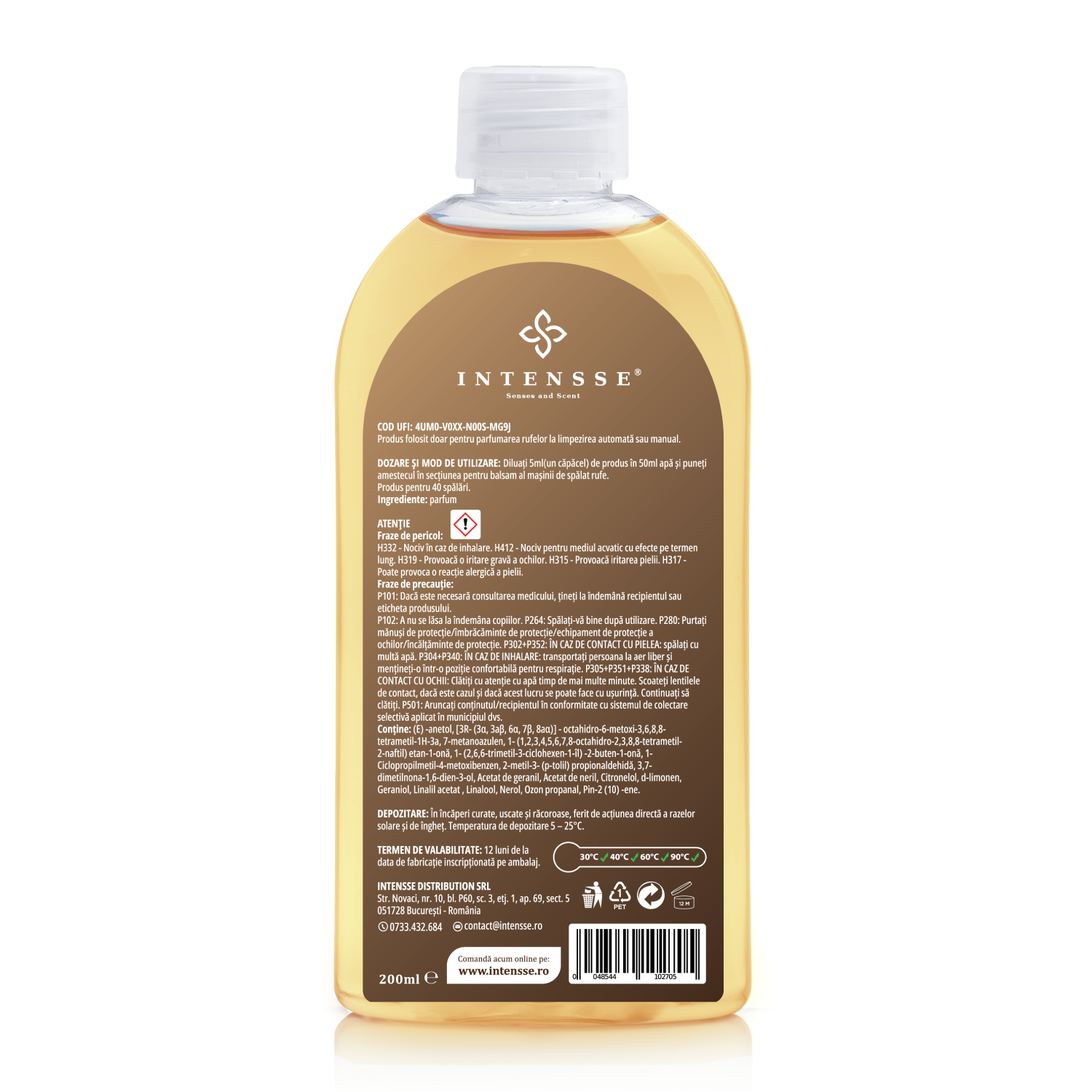 Parfum de rufe Intensse Oriental Bergamot, 200ml - eMAG.ro