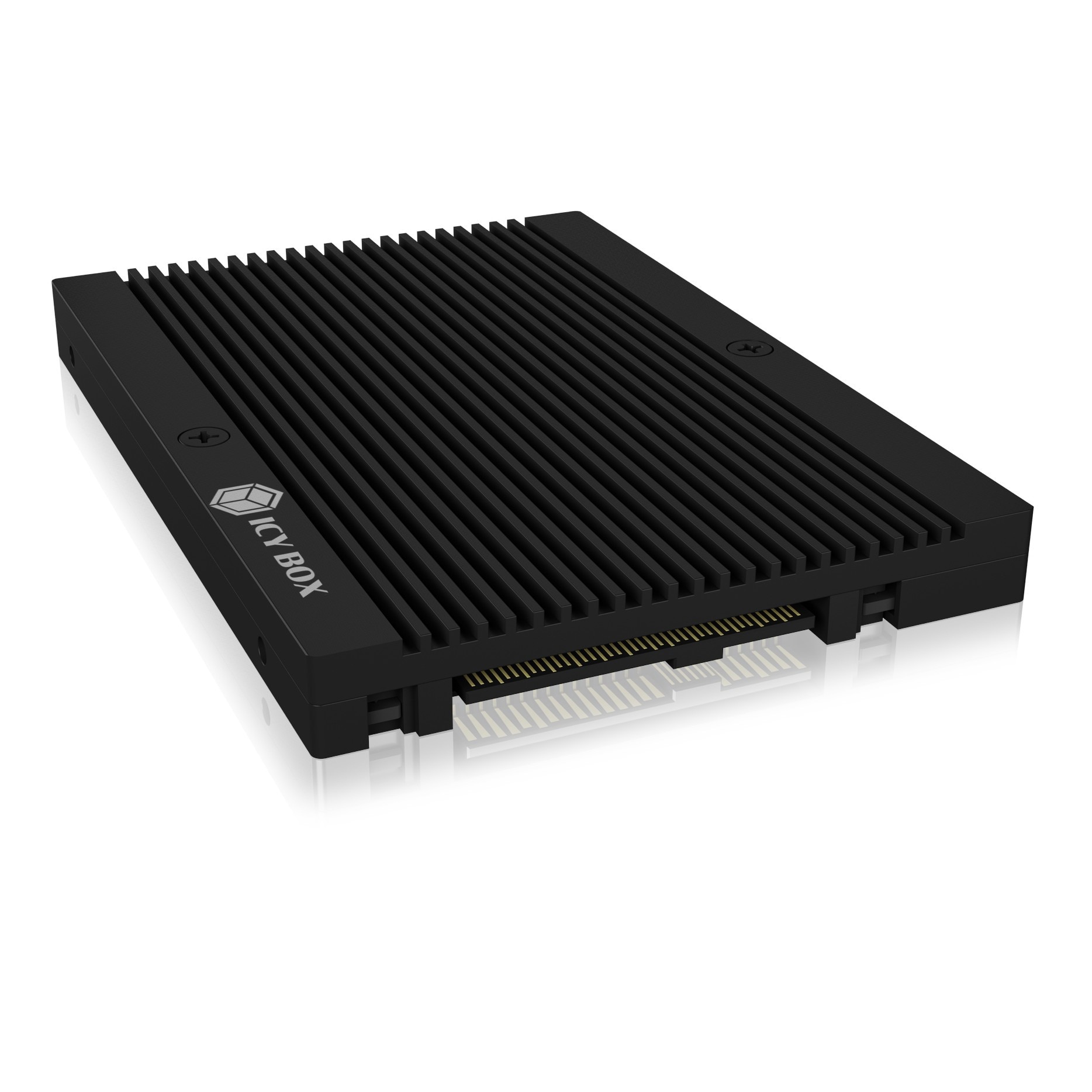 Rack Icy Box SSD, de la M.2 PCIe (NVMe) la 2.5″ SSD, 9.5mm inaltime ...