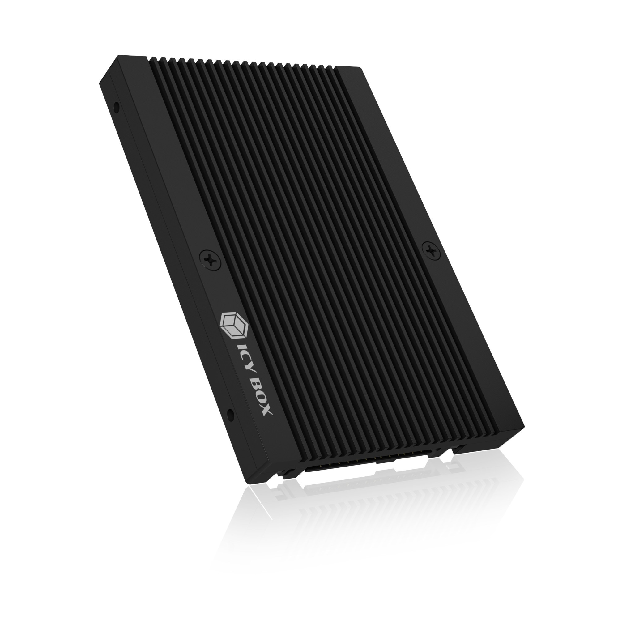 Rack Icy Box SSD, de la M.2 PCIe (NVMe) la 2.5″ SSD, 9.5mm inaltime ...