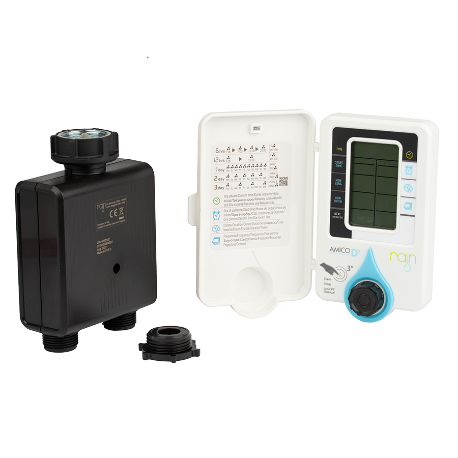 Програматор Hydrostab Amico D, За поливни системи, Програми 1, Зони 1 - eMAG.bg