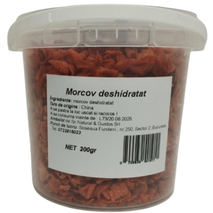 Morcov deshidratat, 200g net - eMAG.ro