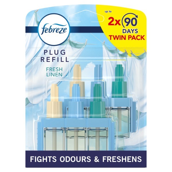 Rezerva Odorizant camera Febreze 3Volution Fresh Linen, 2x20ml - eMAG.ro