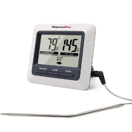 Дигитален термометър, ThermoPro, TP-04, с една сонда, от 0°C - 250 °C ...
