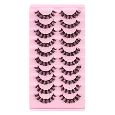 Set 10 Perechi Gene false 3D, Fibra sintetica, Negru - eMAG.ro