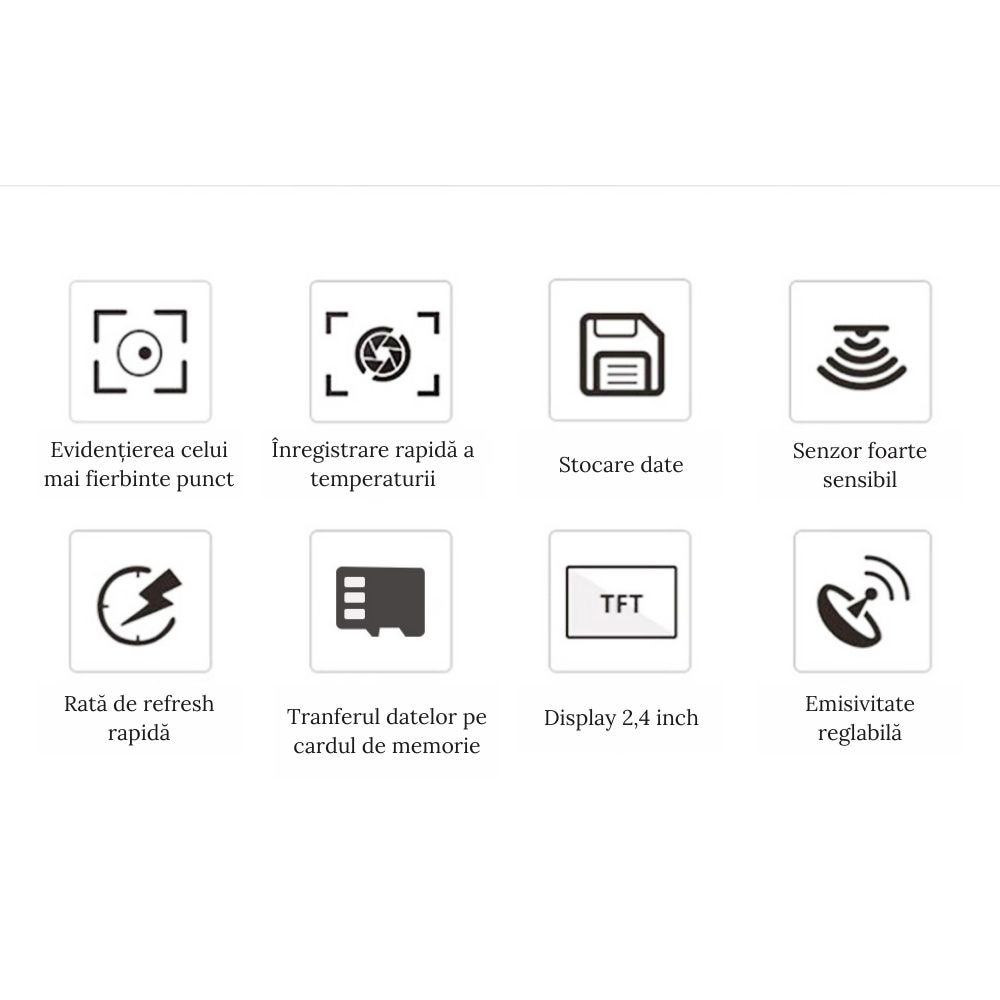 Camera termica digitala cu husa, Acumulator 2600mAh USB, -20℃/400 ...