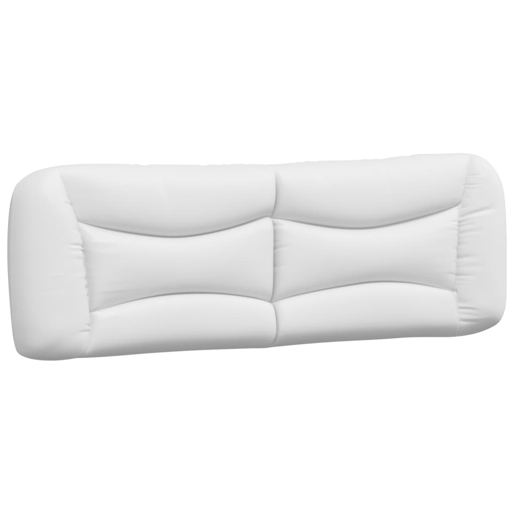 Perna pentru tablie pat vidaXL, alb, 160 cm, piele artificiala, 3.9 Kg ...