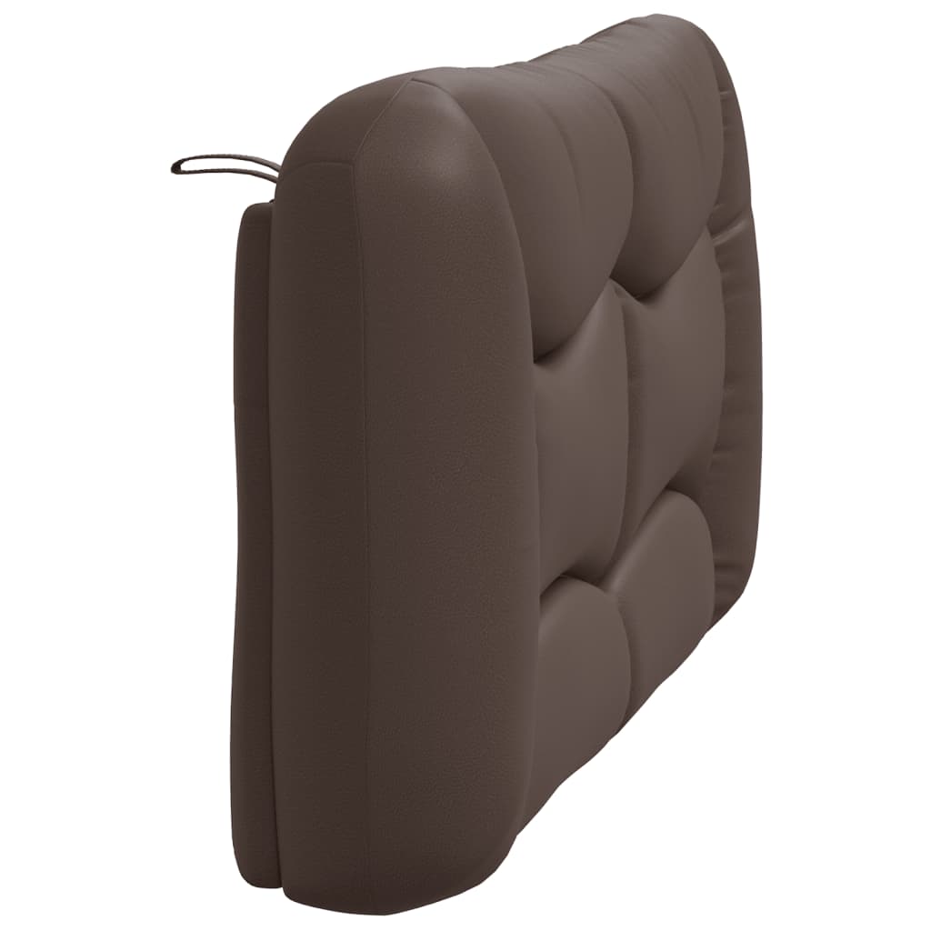 Perna pentru tablie pat vidaXL, maro, 140 cm, piele artificiala, 3.4 Kg ...