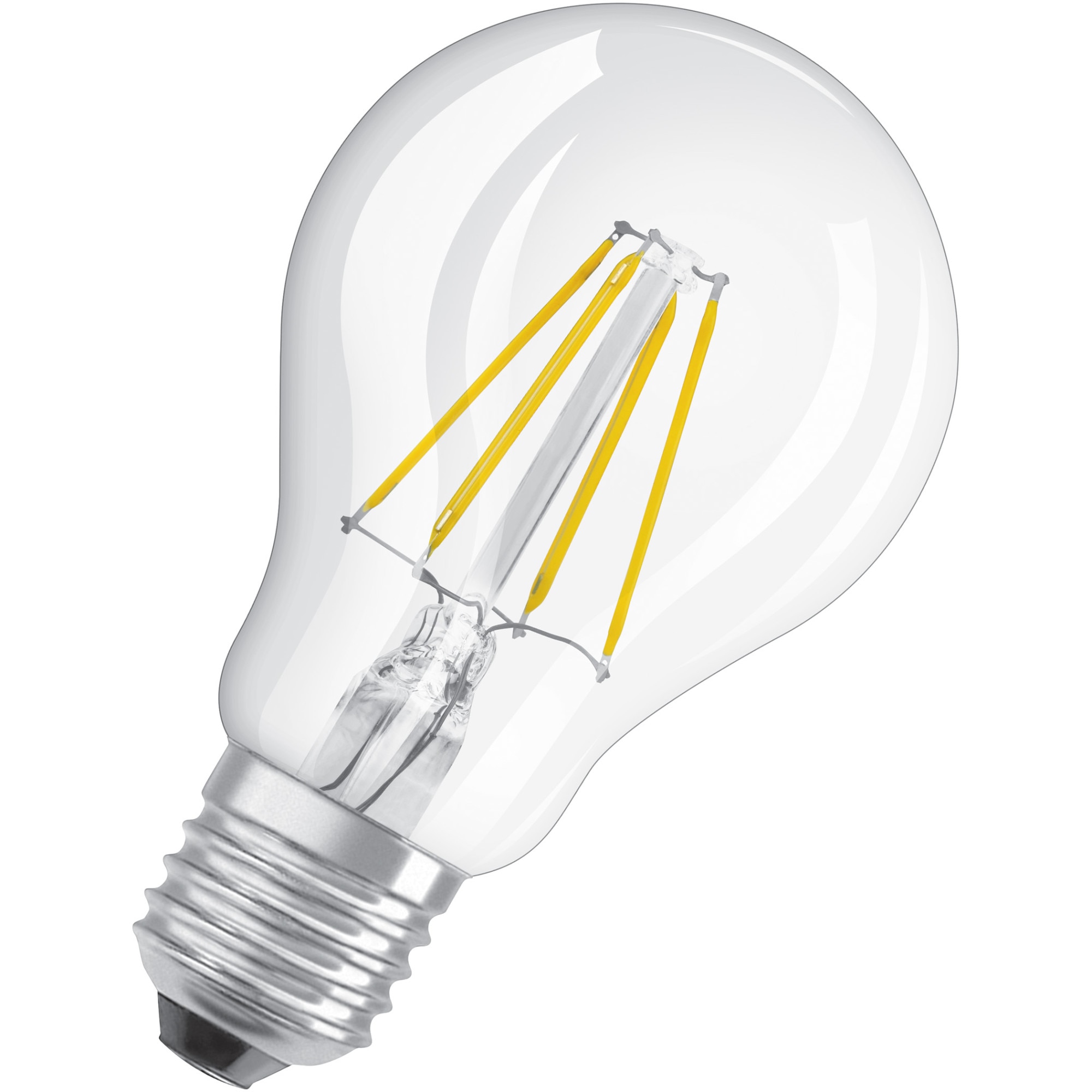 Set 2 becuri LED Osram Star filament, A40, E27, 4W (40W), 470 lm, lumina calda (2700K), clasa ...
